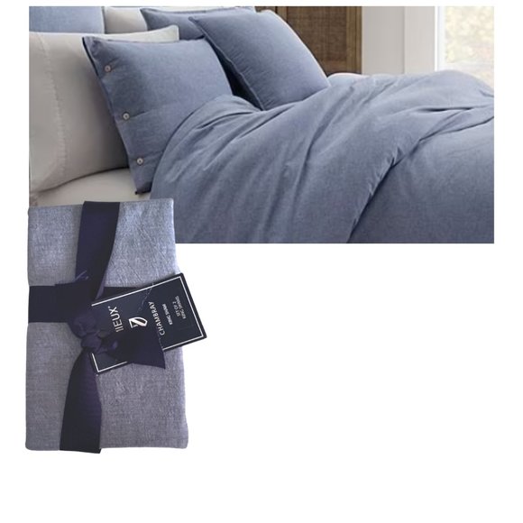 Daniel Cremieux | Bedding | Set Of 2 Cremieux Chambray King Shams ...
